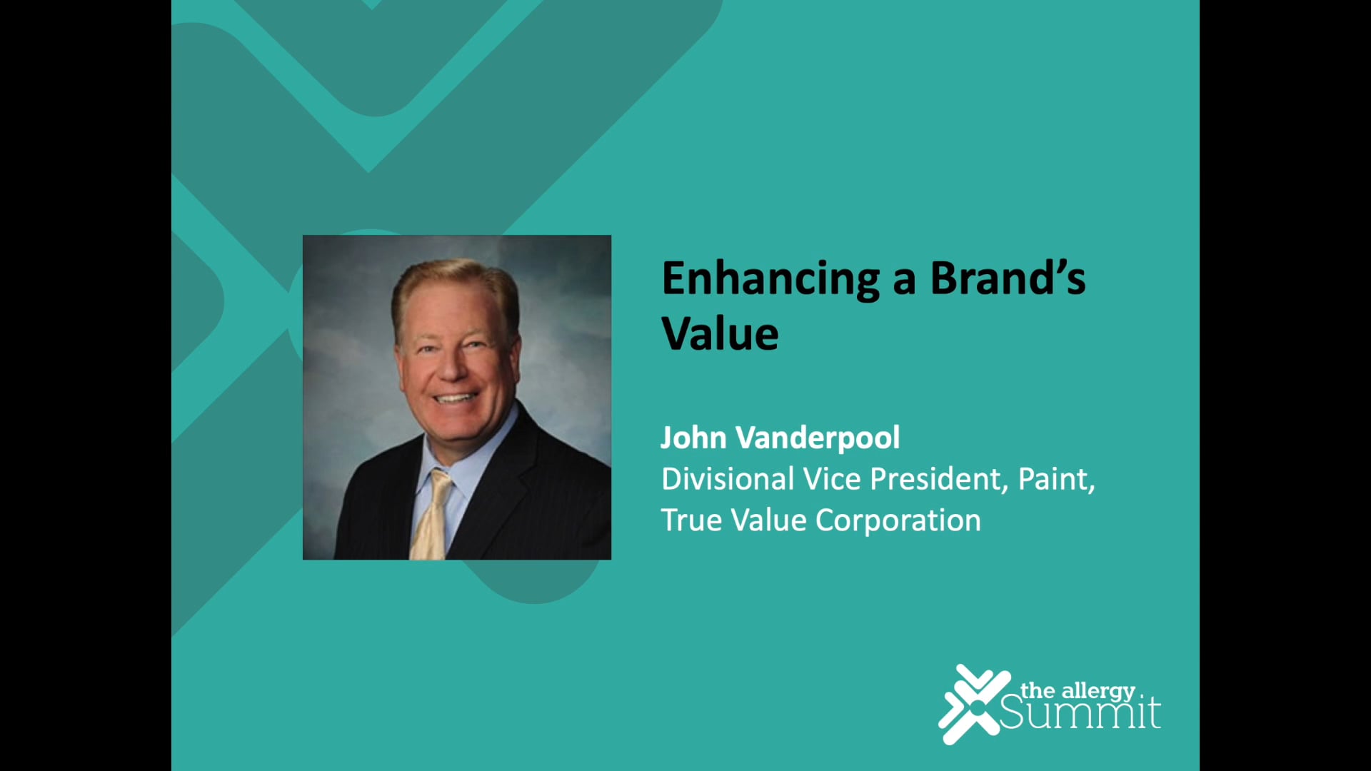 John Vanderpool at Allergy Summit 2018 on Vimeo