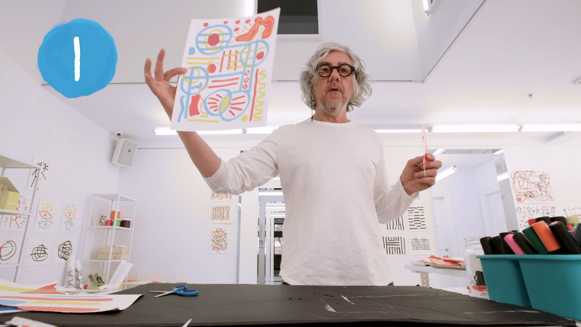 L'expo idéale avec Hervé Tullet - Recap DIY Création : les petites ...