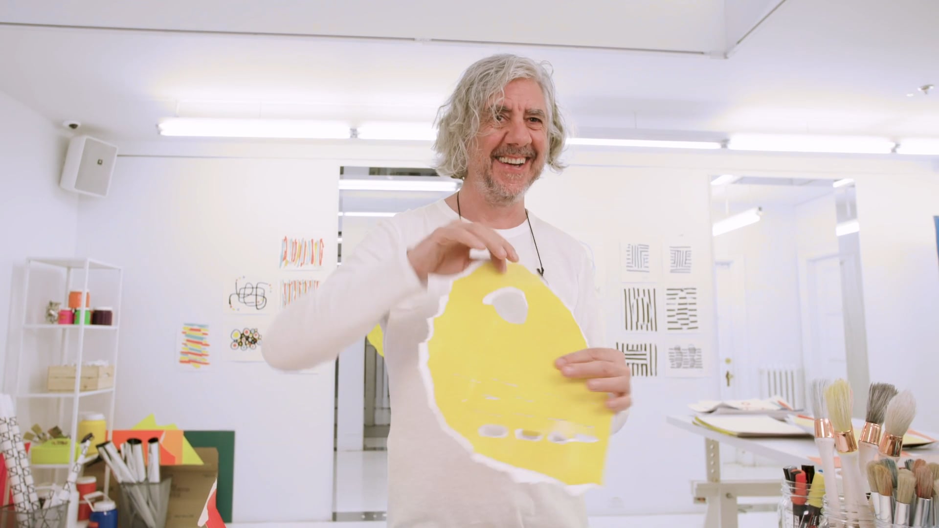 L'expo idéale avec Hervé Tullet - Question à Hervé : es-tu parfois ...