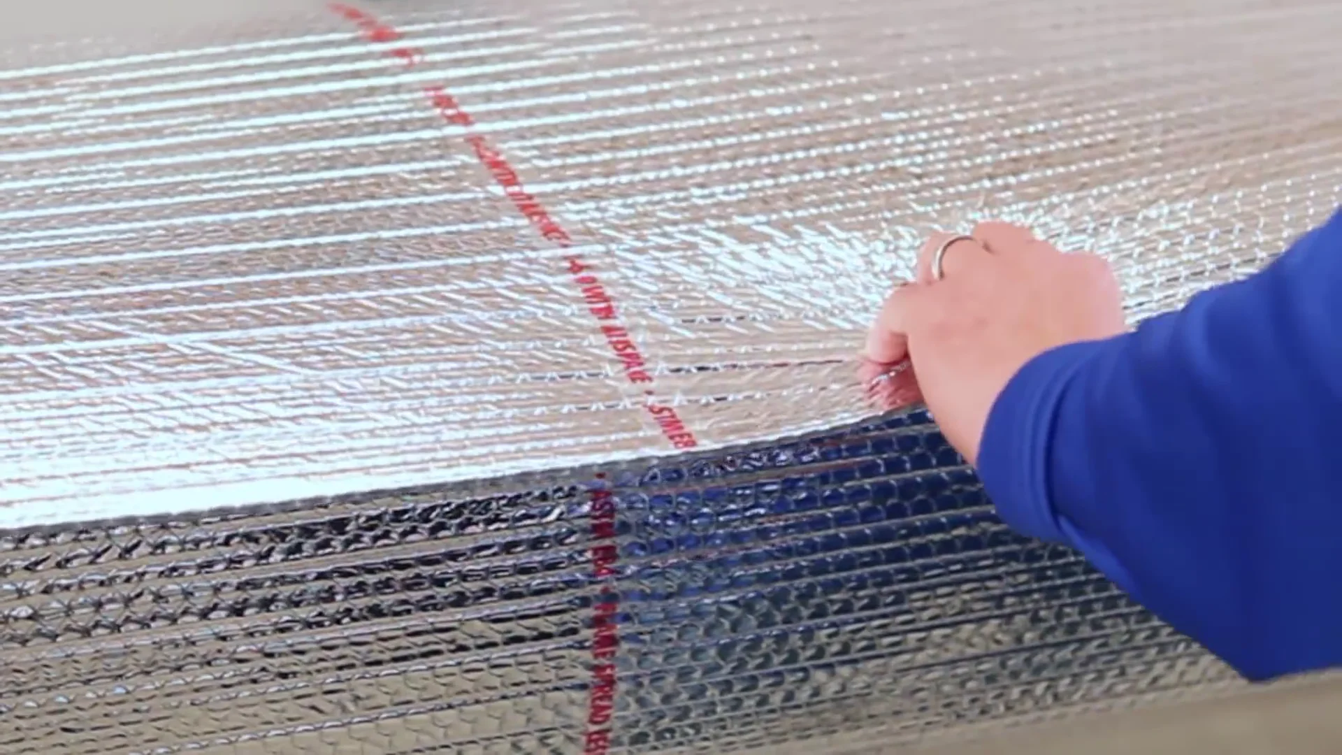 Reflectix Bubble Wrap Installation Factory Demo on Vimeo