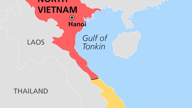 Gulf Of Tonkin Map