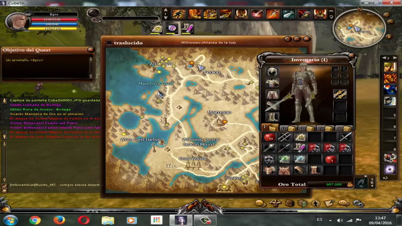 Shaiya - Quest epica lv 25 Luchador Luz on Vimeo