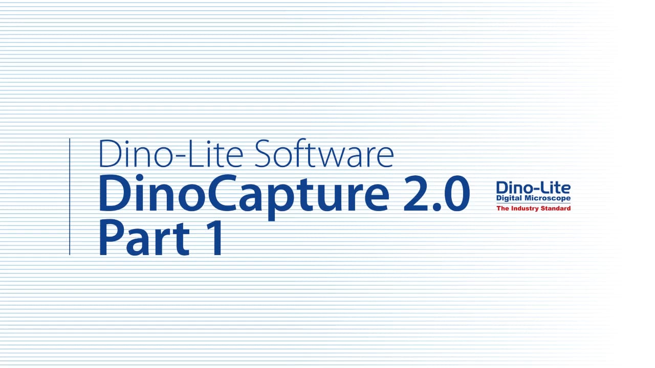 DinoCapture 2.0 Software Part 1 on Vimeo