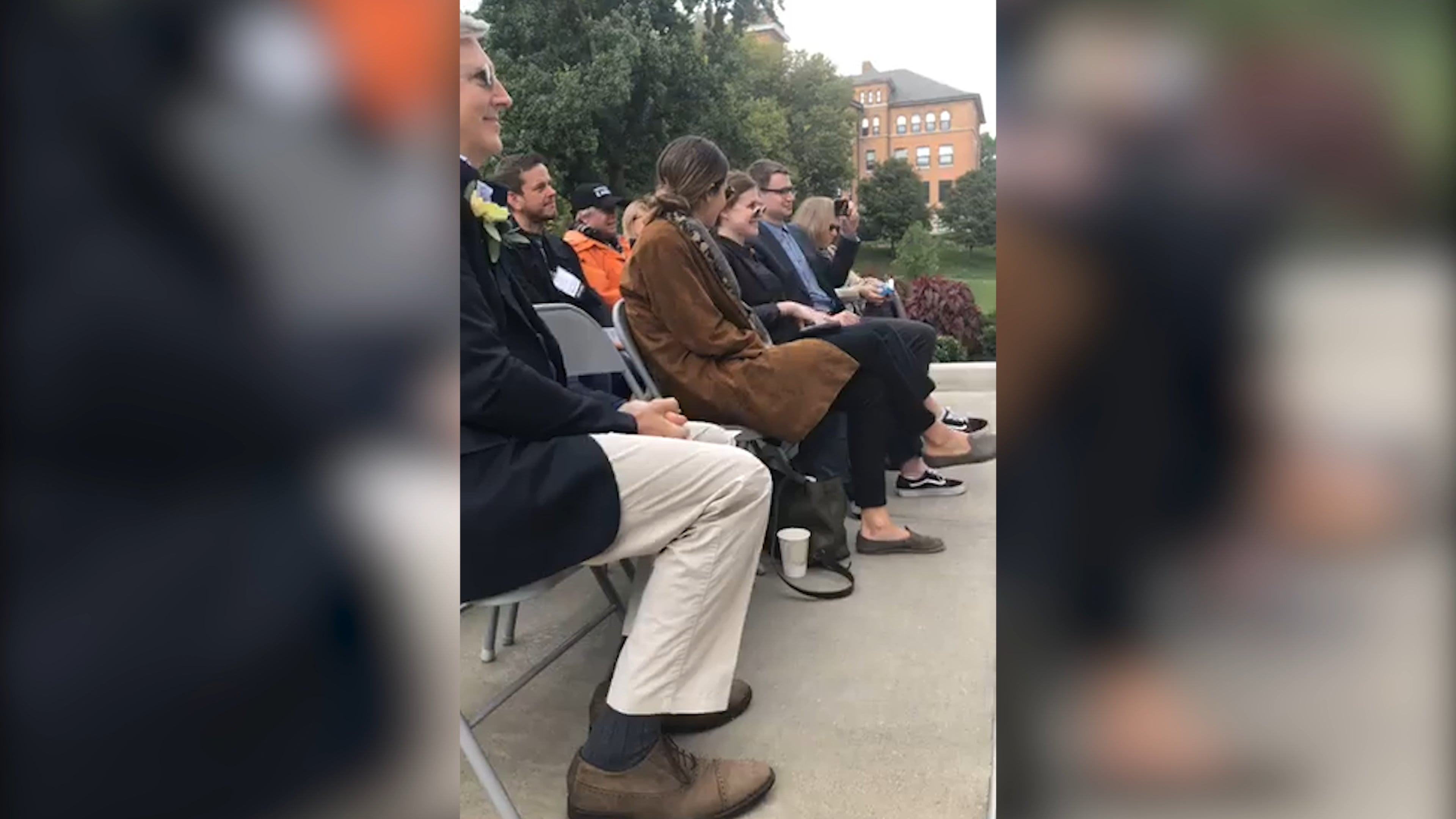 Jessica Stedman Guff Speaking At The Stedman Hall Of Science Ribbon ...