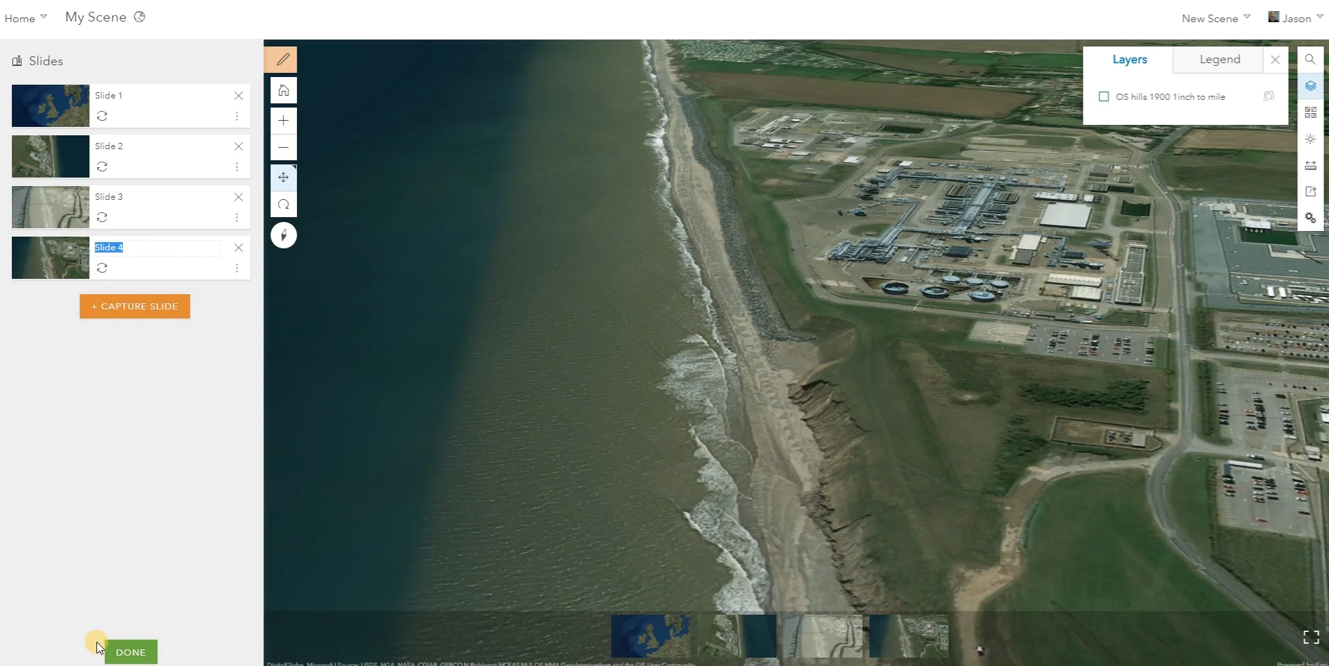 Adding maps and bookmarks to 3D Web Scenes in ArcGIS Online