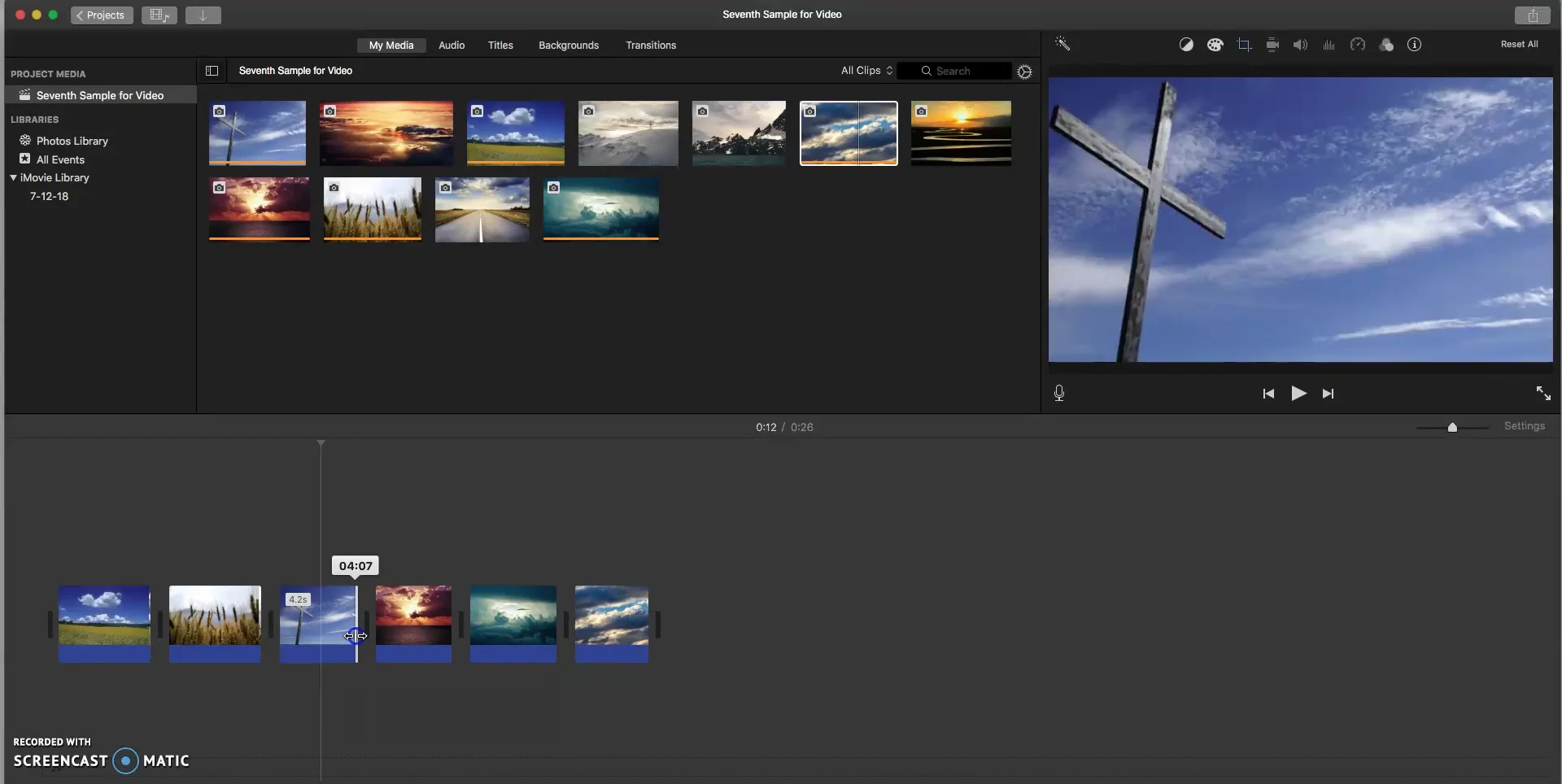 Add Photos to iMovie on Vimeo