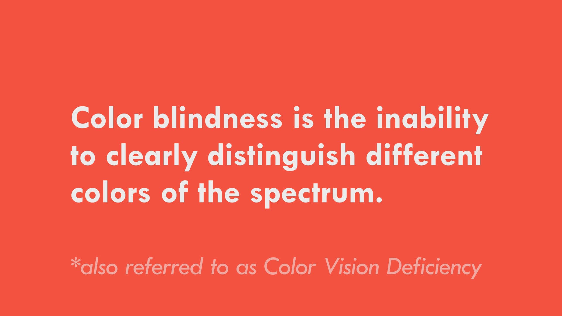 Color Blind Animated Infographic on Vimeo