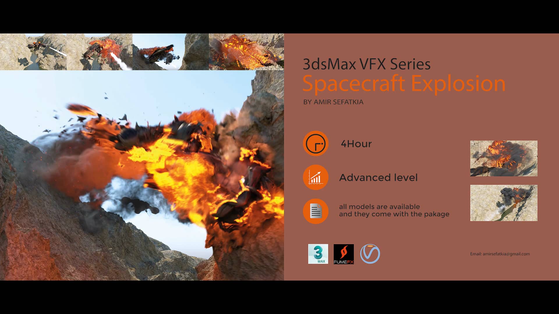 3dsMax VFX Series Spacecraft Explosion on Vimeo