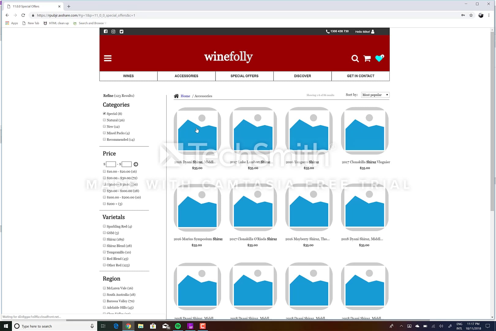 Full Wireframe Set and Interactive Prototype on Vimeo