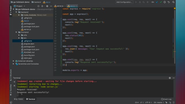 Create an Express App - Go Full-Stack With Node.js, Express, and ...
