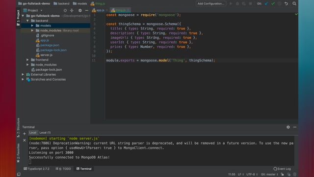 Create a Data Schema - Go Full-Stack With Node.js, Express, and MongoDB ...