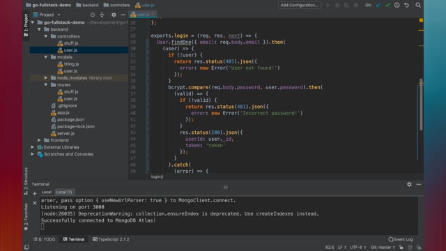 Check a User's Credentials - Go Full-Stack With Node.js, Express, and ...
