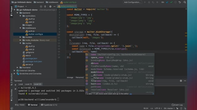 Accept Incoming Files With Multer - Go Full-Stack With Node.js, Express ...
