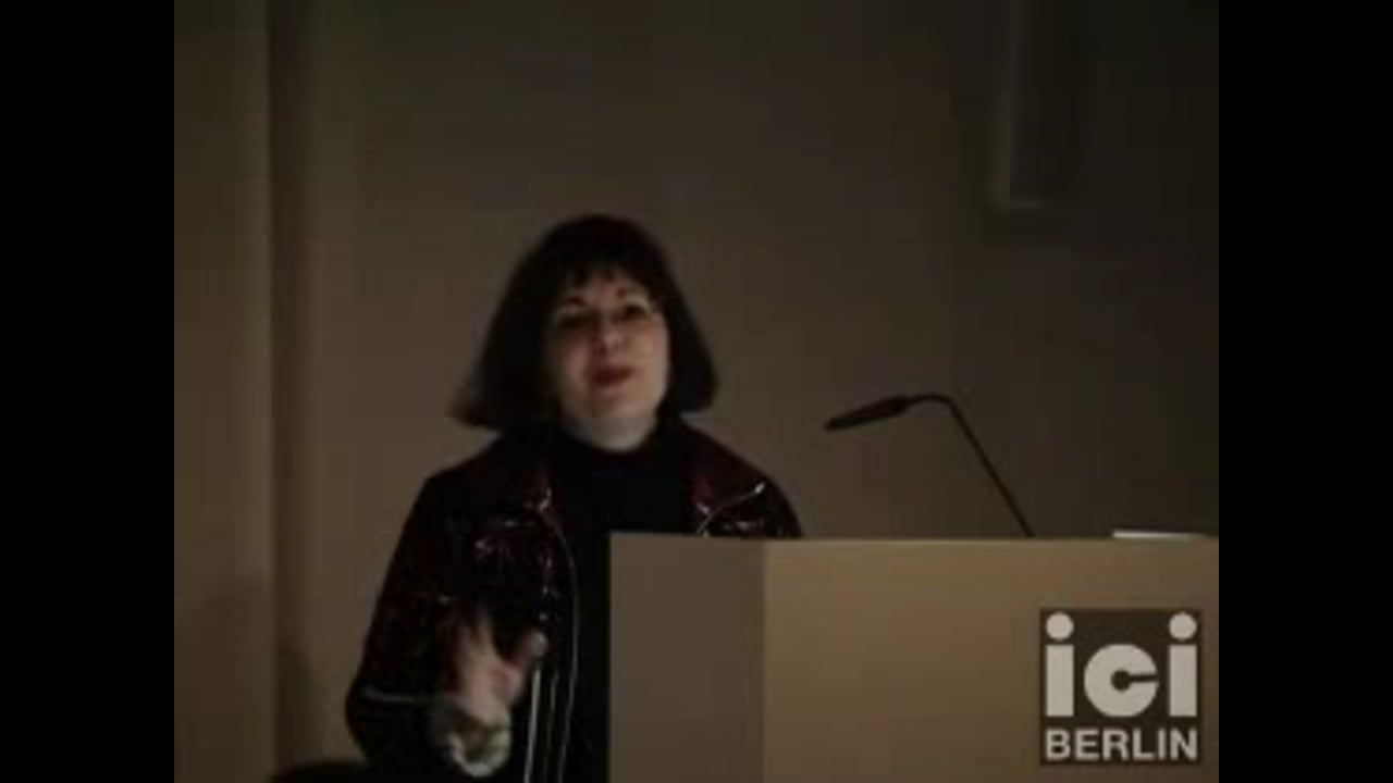 Elisabeth Bronfen - ICI Berlin