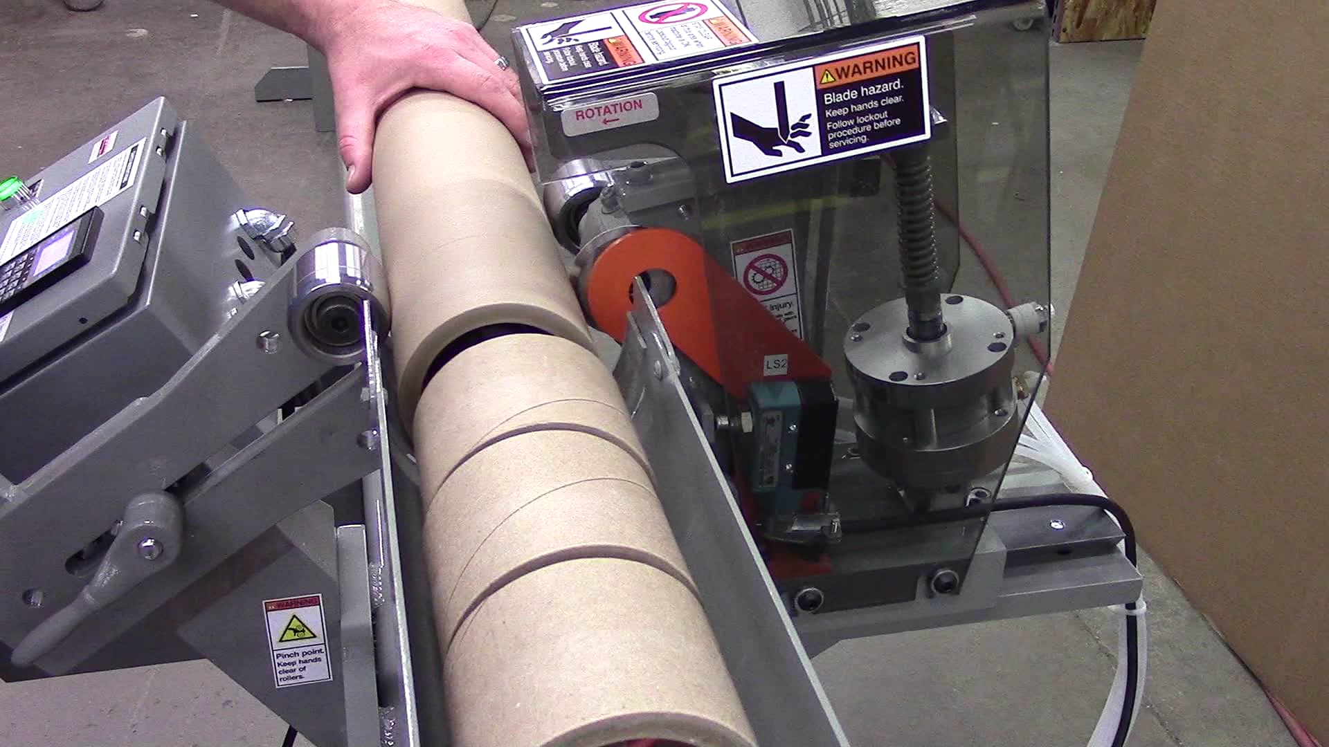 Appleton S210 Core Cutter on Vimeo