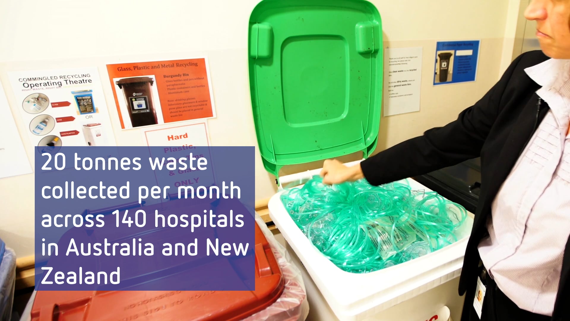 PVC recycling in hospitals - sorting setup on Vimeo
