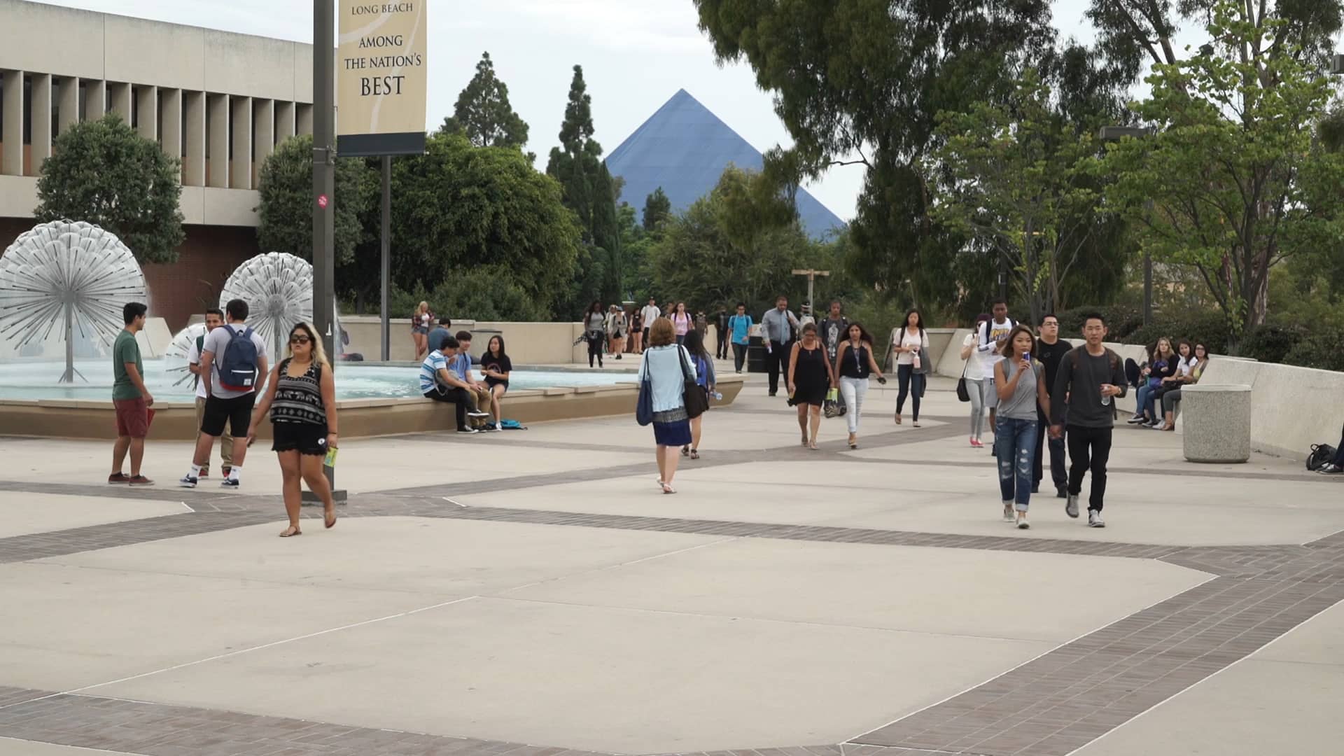 B-Roll of Brotman Hall Fountain on Vimeo