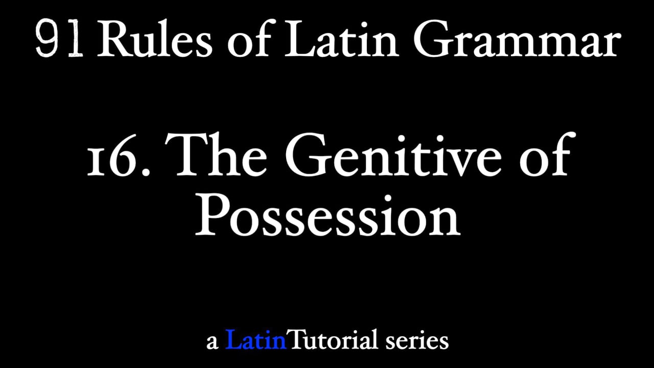 LatinTutorial