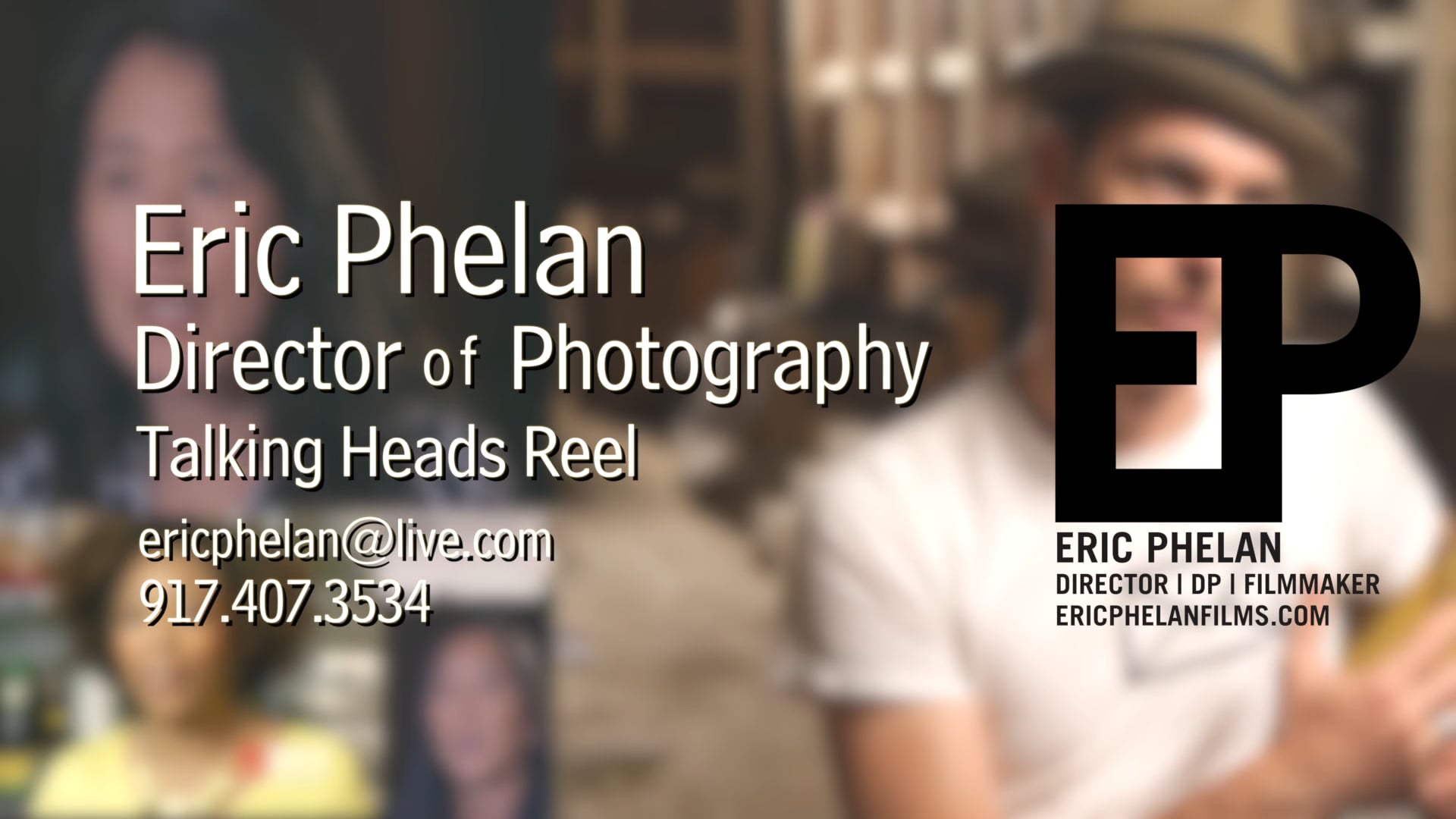 Eric Phelan | Talking Heads | Interview Reel on Vimeo