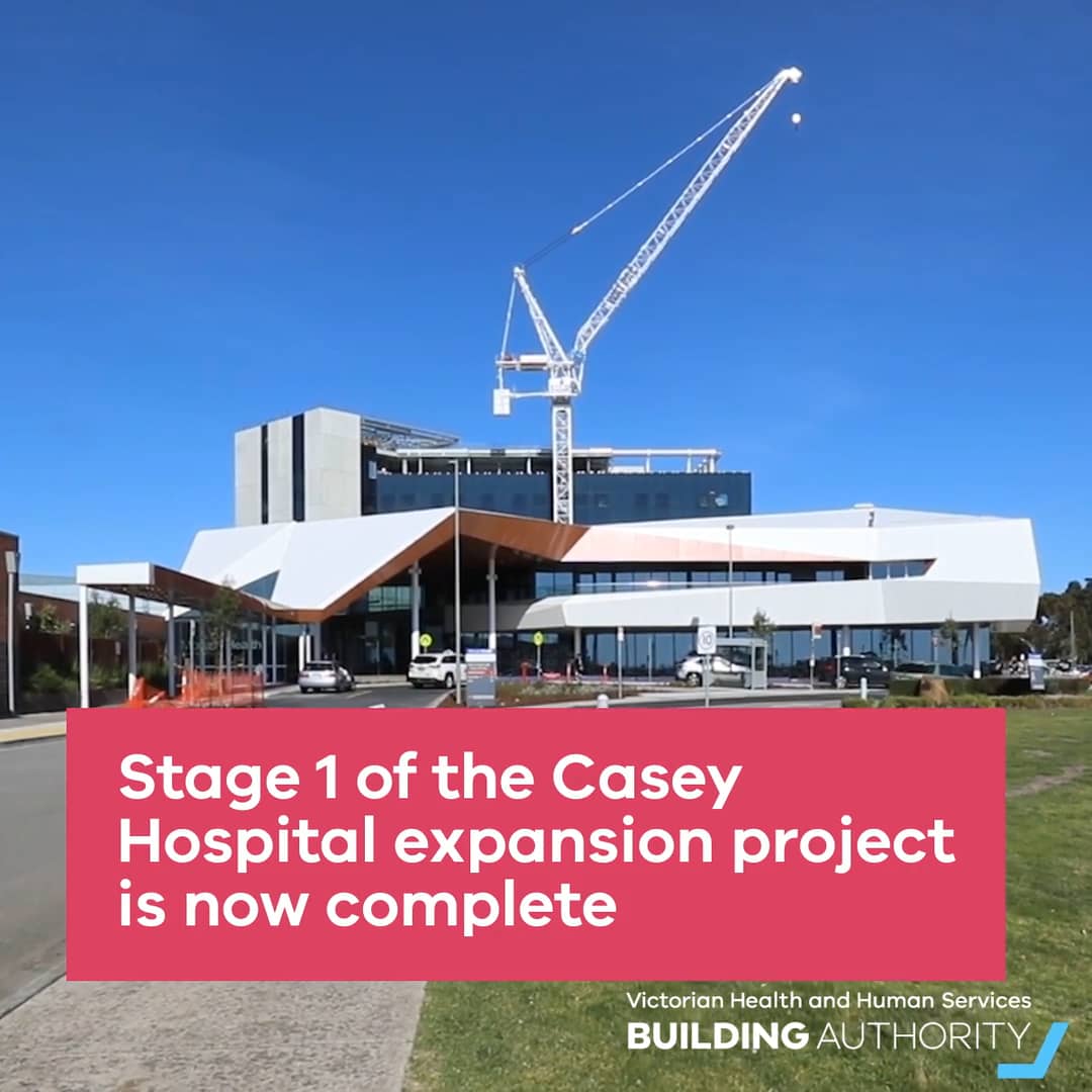 Casey Hospital expansion project - Stage 1 complete on Vimeo