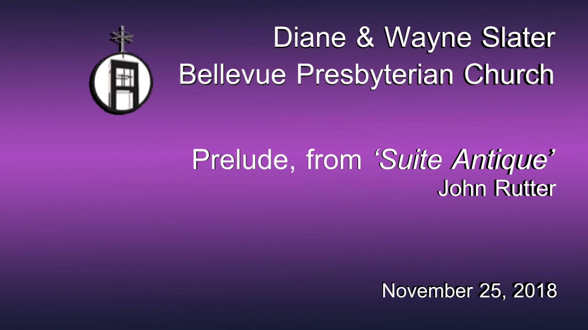 Prelude, from ‘Suite Antique’ - John Rutter on Vimeo