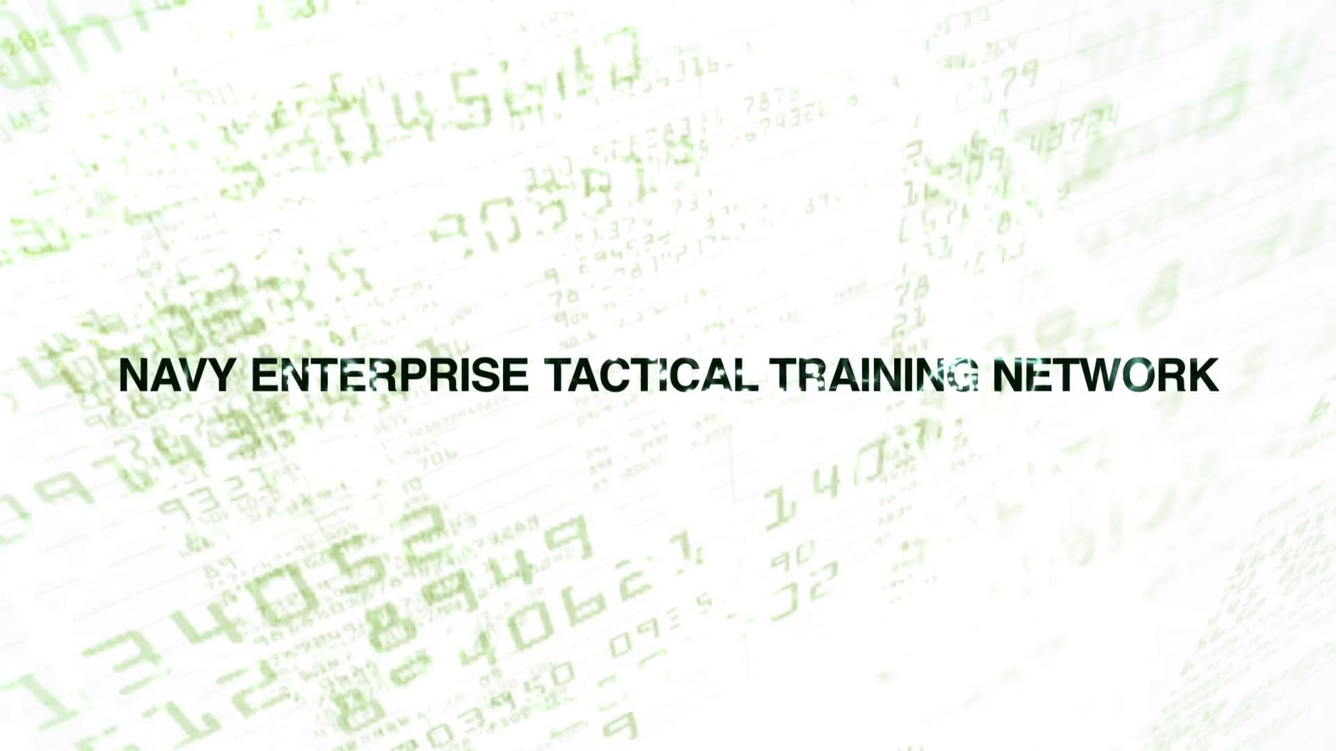 Navy Enterprise Tactical Training Network on Vimeo