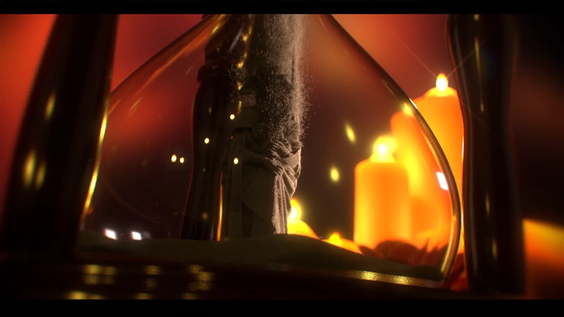 Sad clock. Grain simulation Houdini 16.5 tutorial