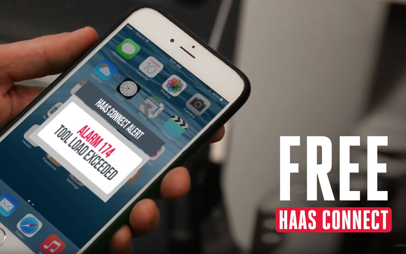 FREE Haas Connect - remote CNC machine monitoring on Vimeo