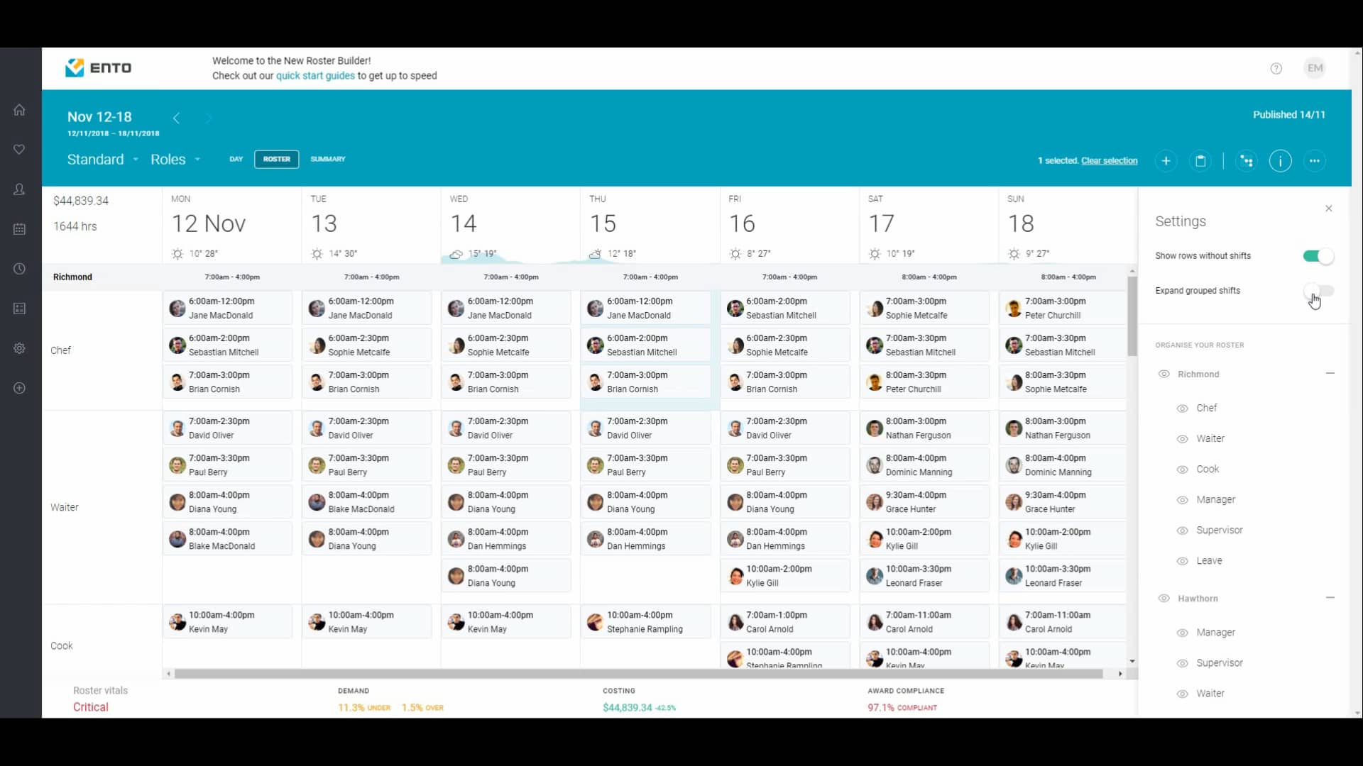 Ento - Roster builder overview on Vimeo