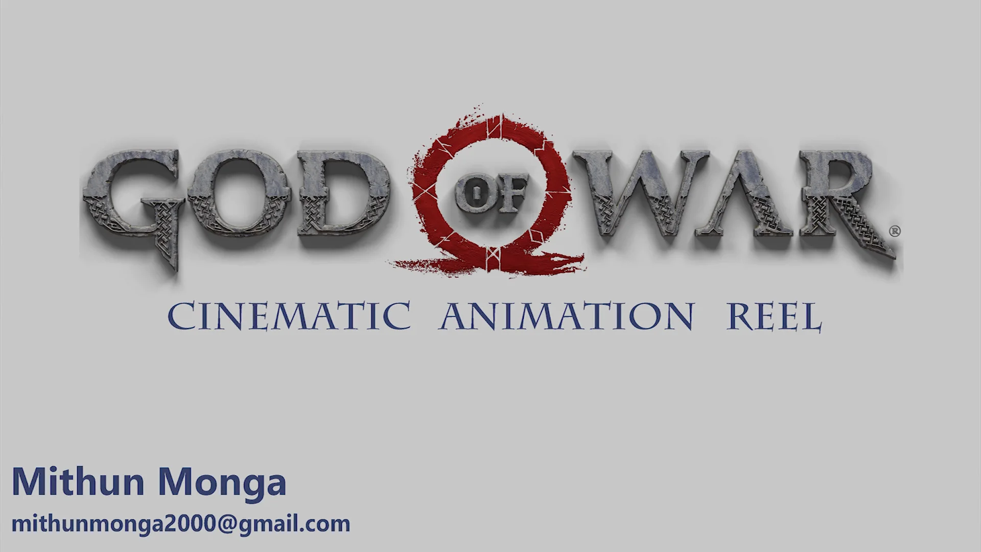 GOW 4_Cinematic_Reel