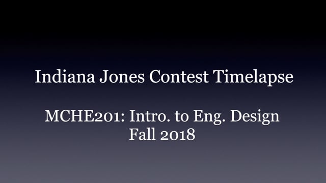MCHE 201: Introduction to Engineering Design on Vimeo