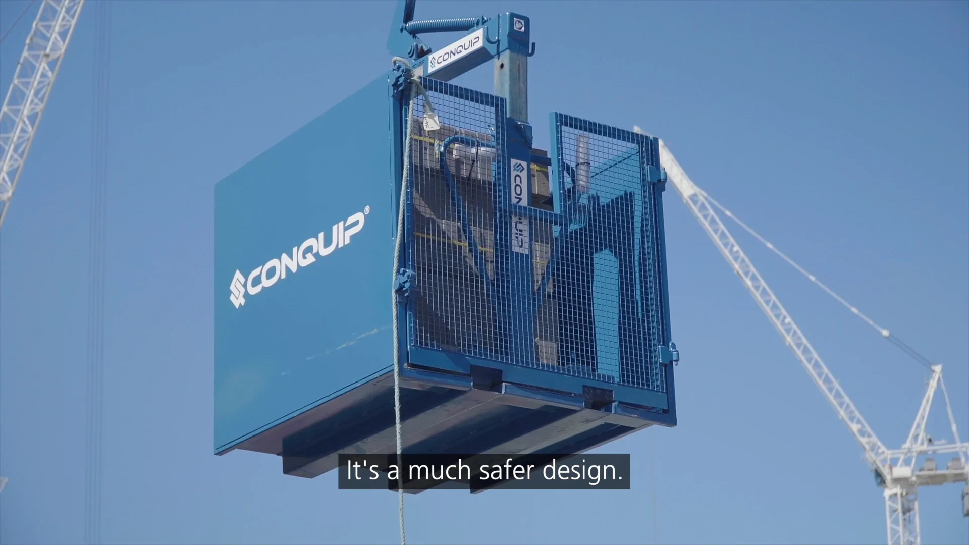 The Conquip Crane Forks Cage