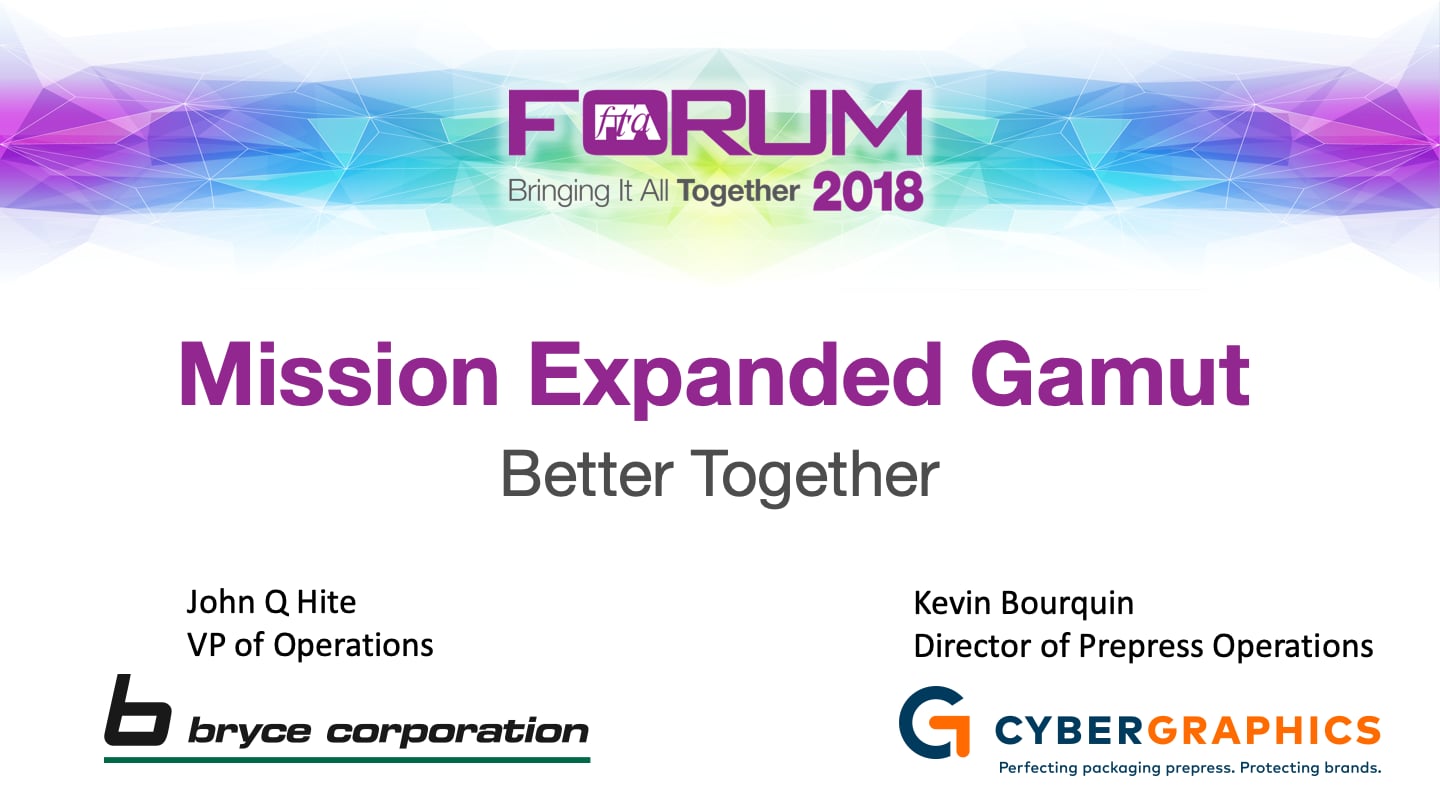2018 Forum Videos - Expanded Gamut - Where Are We Now on Vimeo