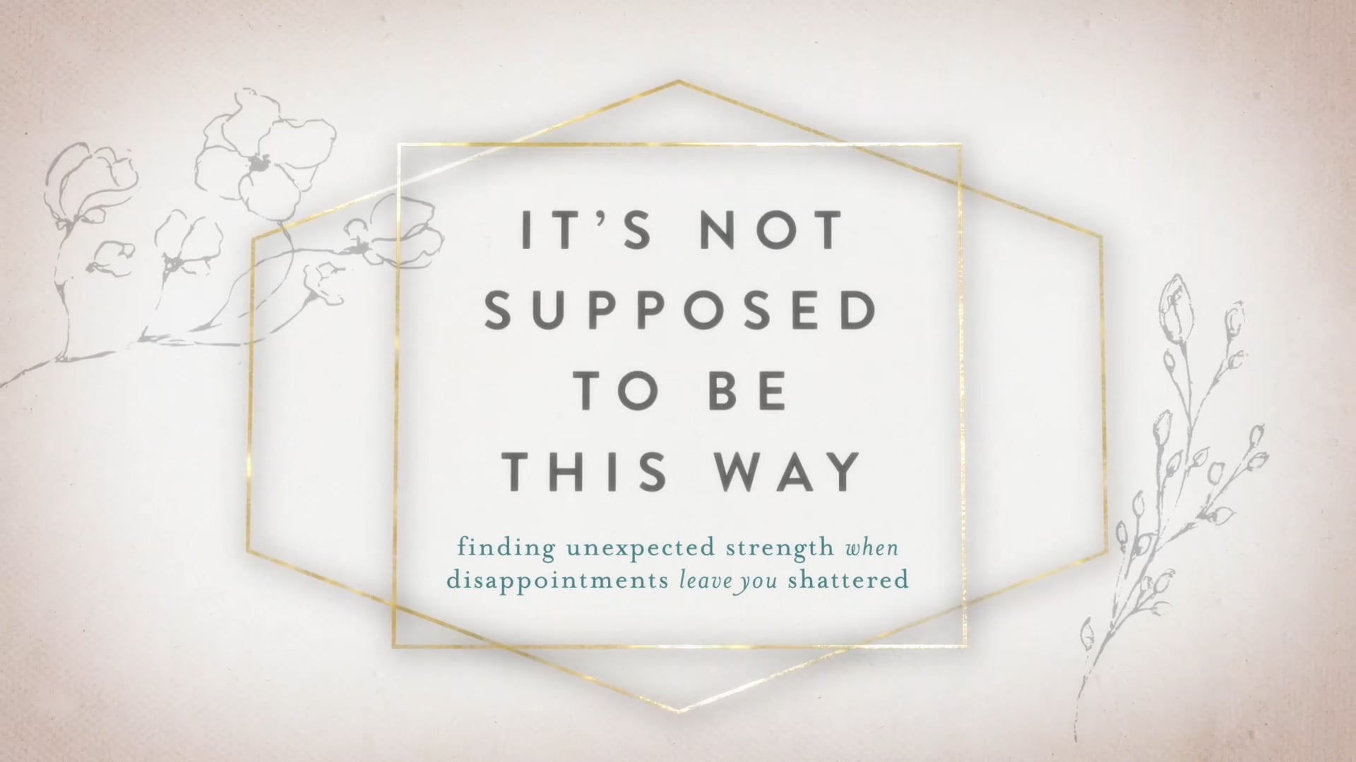 Watch It's Not Supposed to Be This Way Video Bible Study Online | Vimeo ...