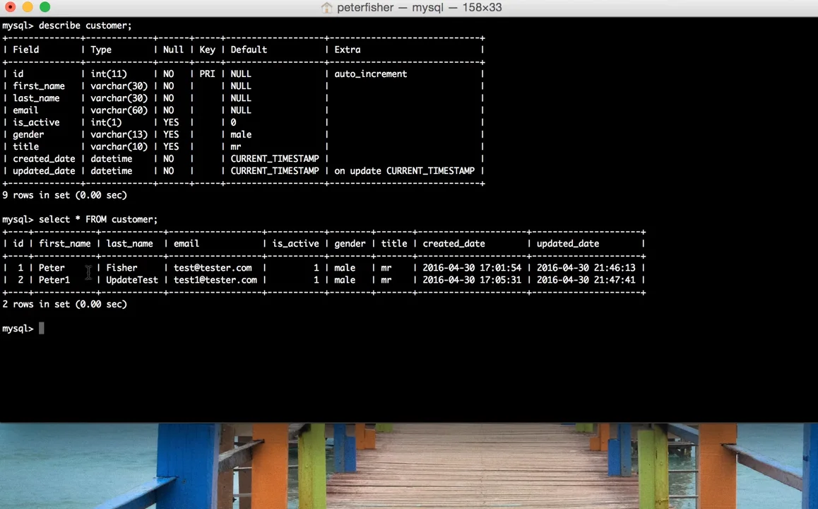 MYSQL Console Tutorial 13 Using the CONCAT function in MYSQL on Vimeo