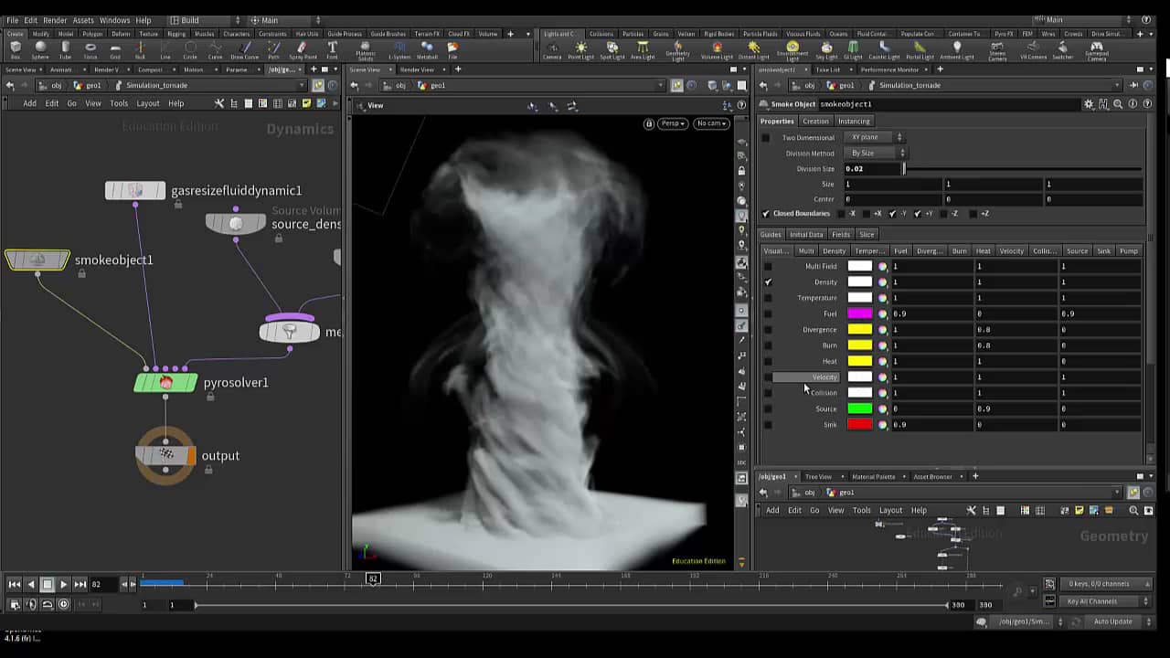 Tuto du Jeudi : Simulation de tornade avec Houdini (partie 3/3) on Vimeo