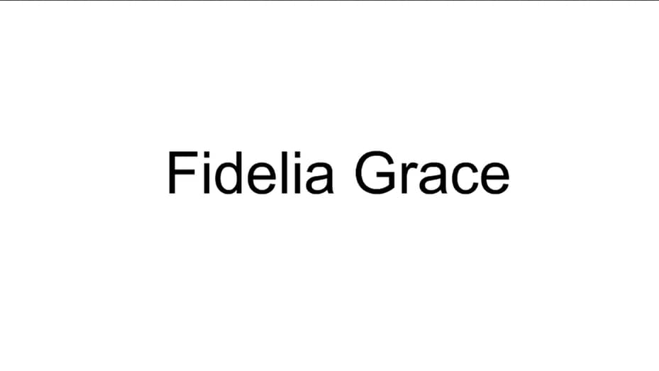 Fidelia Grace (Dreams I Never Had) on Vimeo