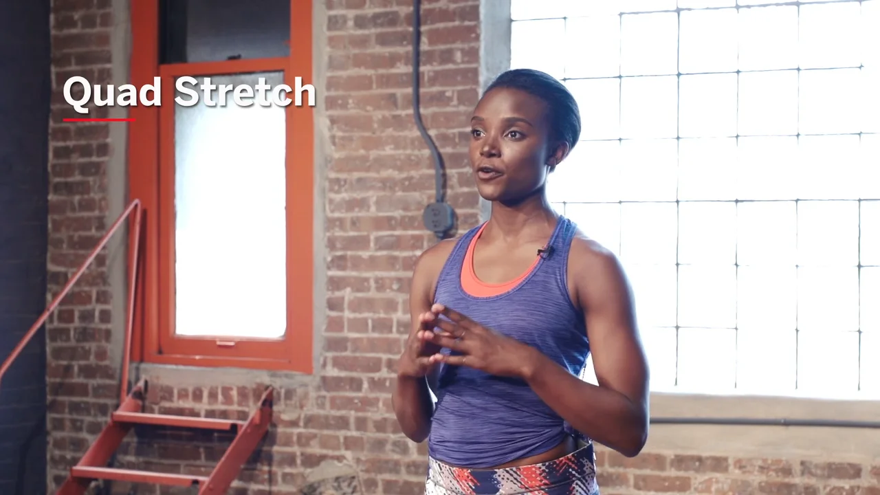 Health & Wellness Video Samples - How a Quad Stretch Can Help Prevent ...