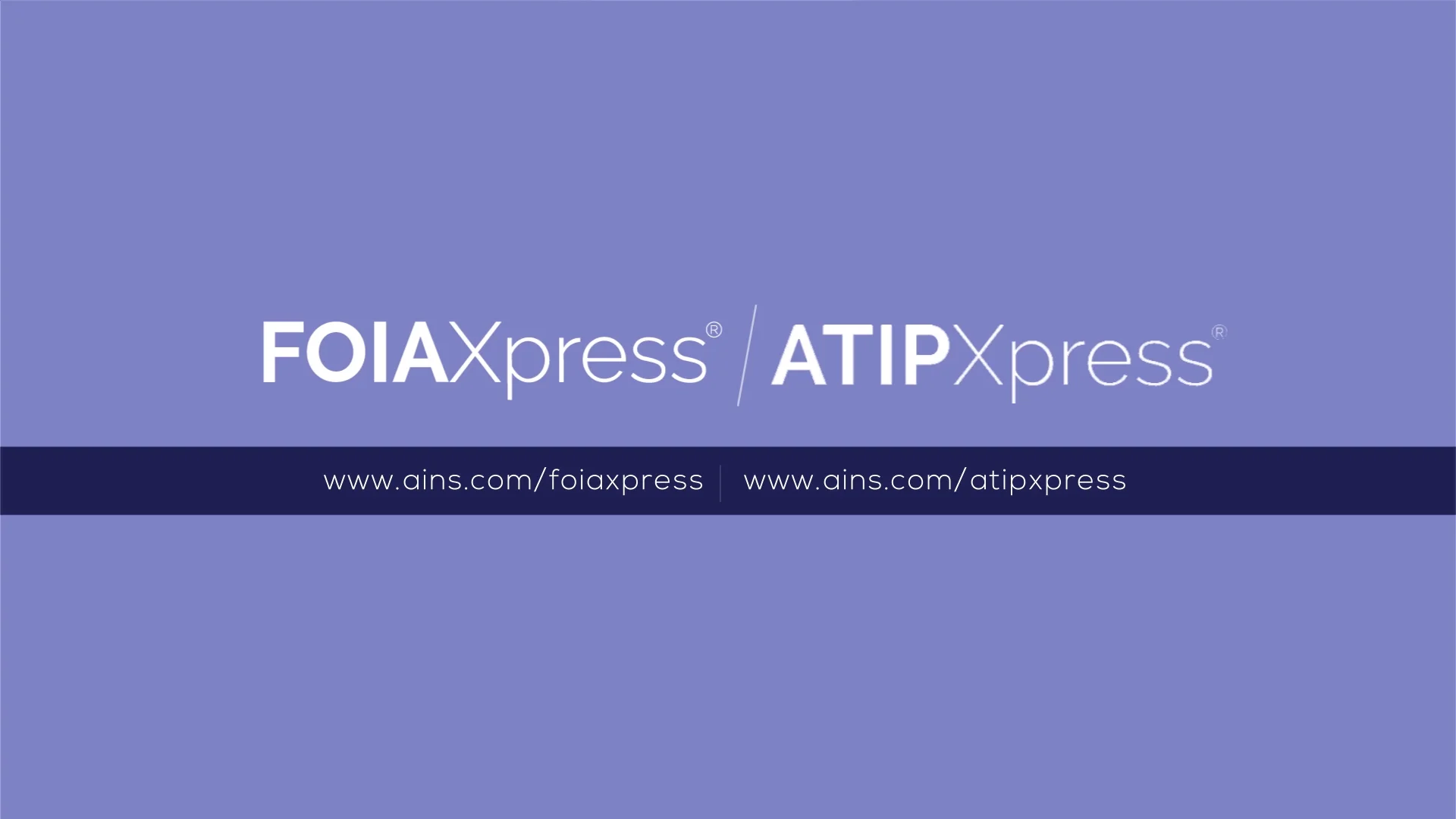 FOIAXpress - ATIPXpress on Vimeo
