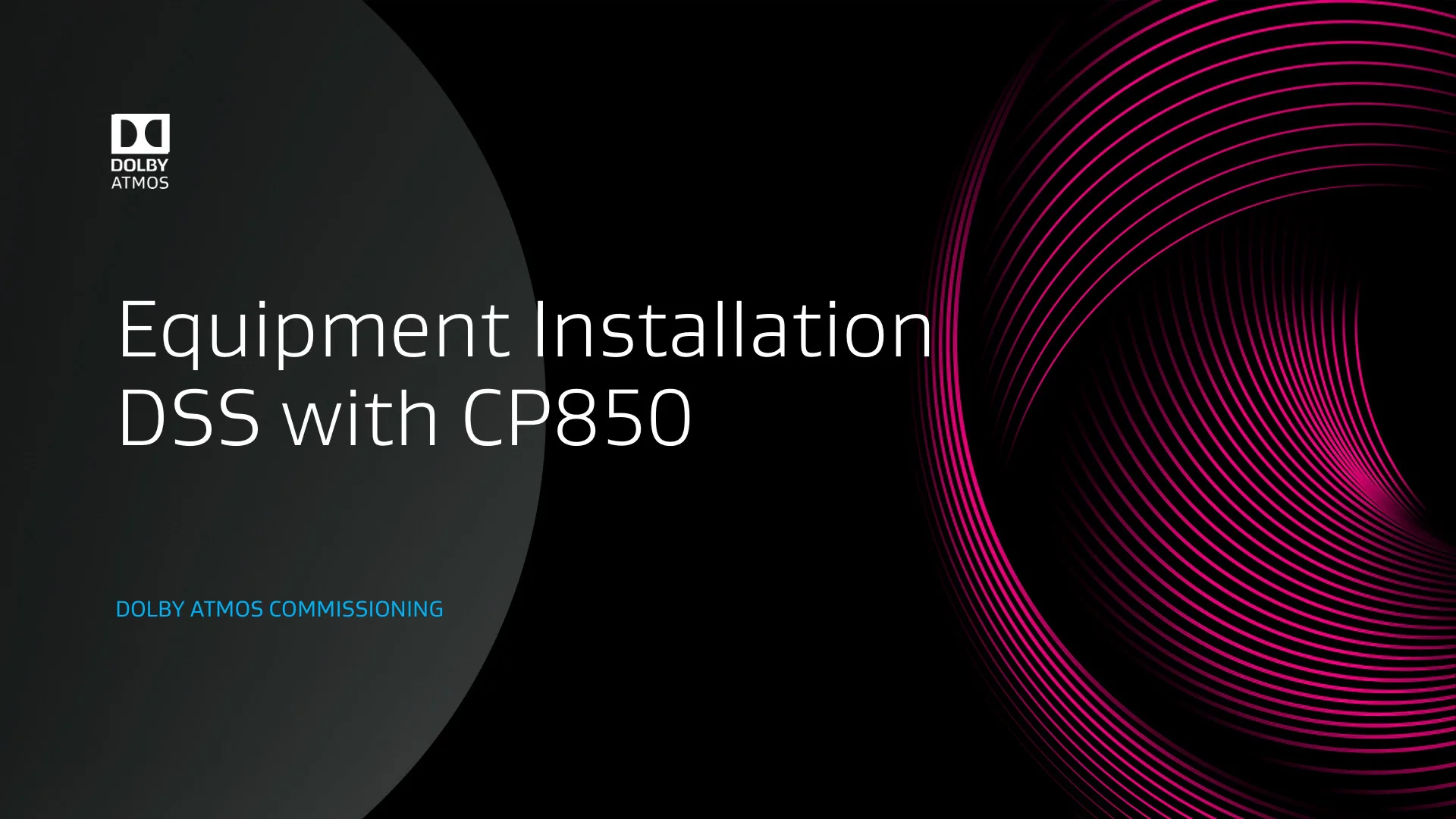 Servers - Dolby DSS - DOLBY ATMOS COMMISSIONING - 2.2 Equipment ...