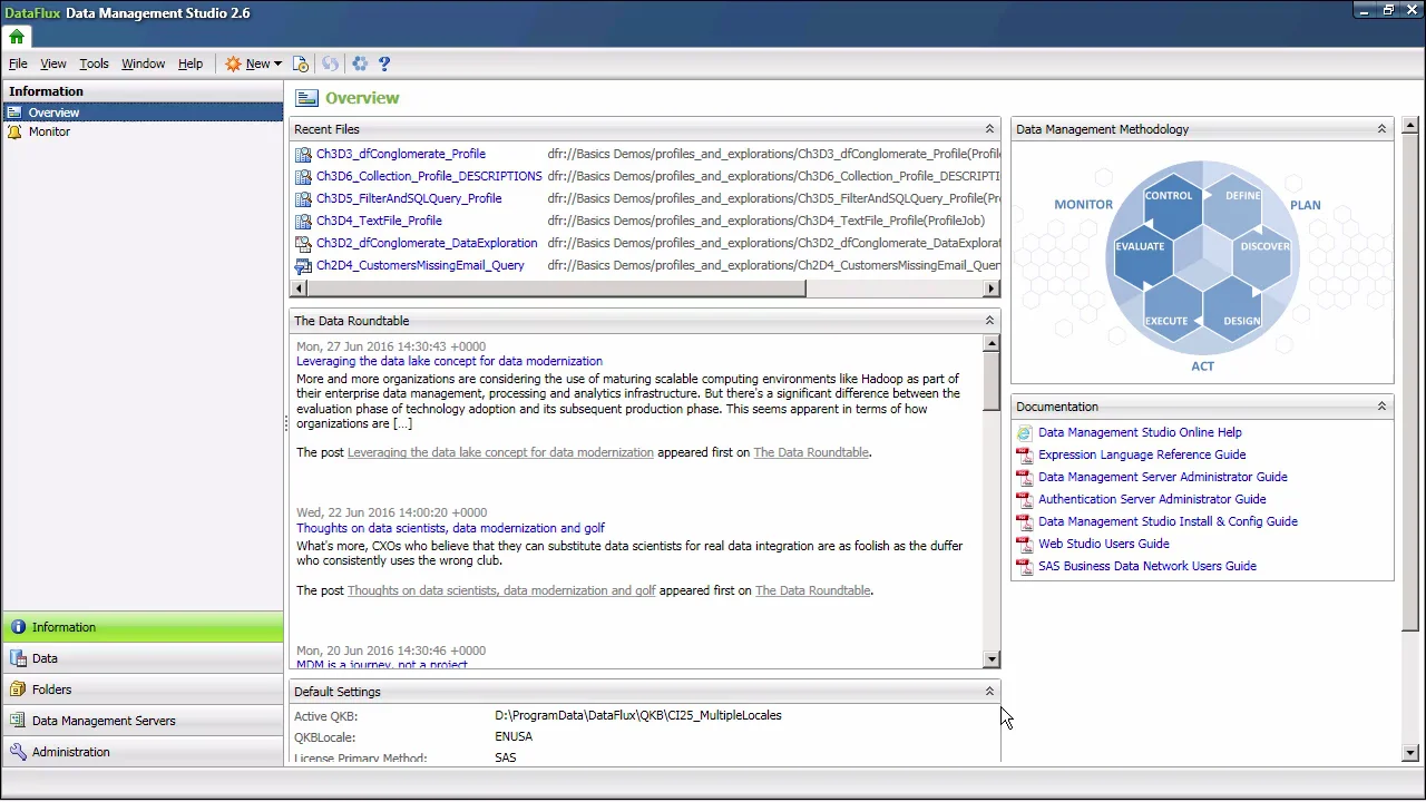 4.1b Demo-Setting DataFlux Data Management Studio Options on Vimeo
