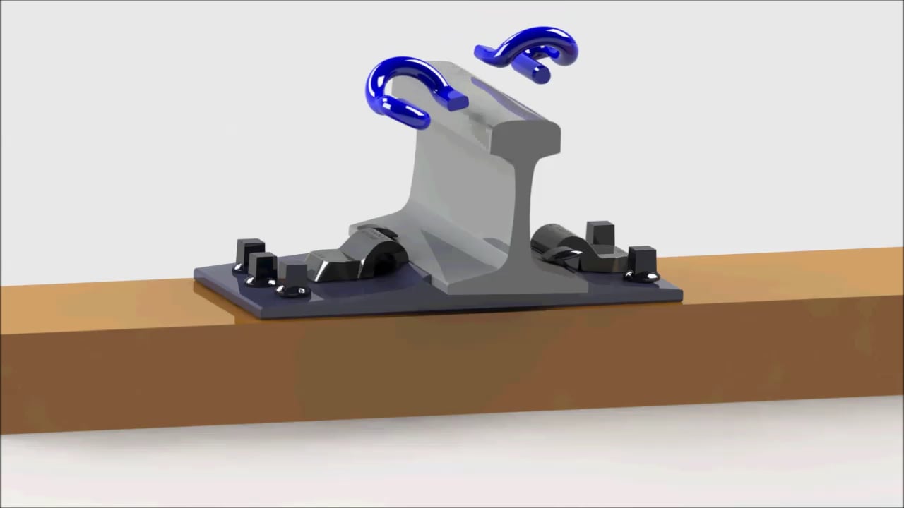 Pandrol Victor fastening plate on Vimeo
