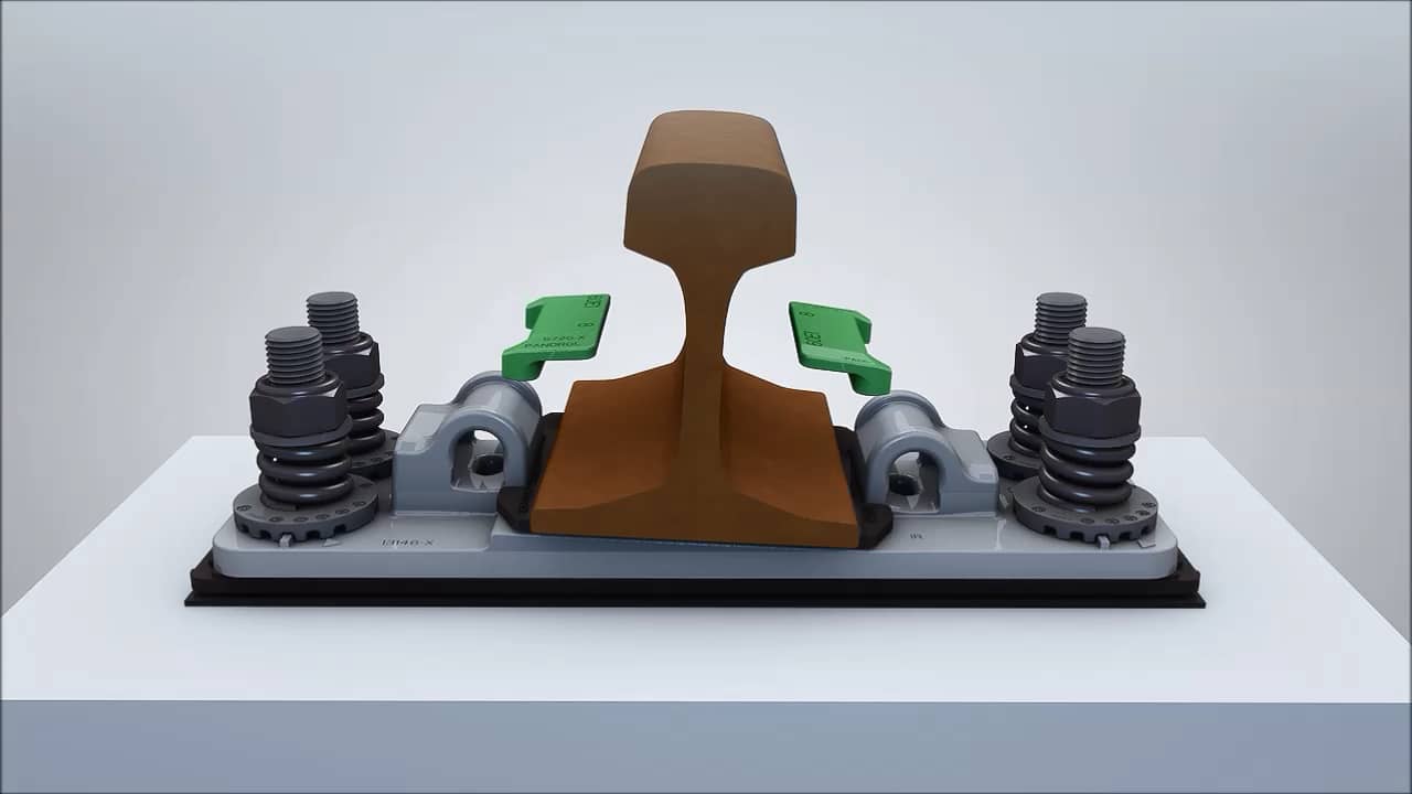 Pandrol VIPA DRS Fastening System on Vimeo