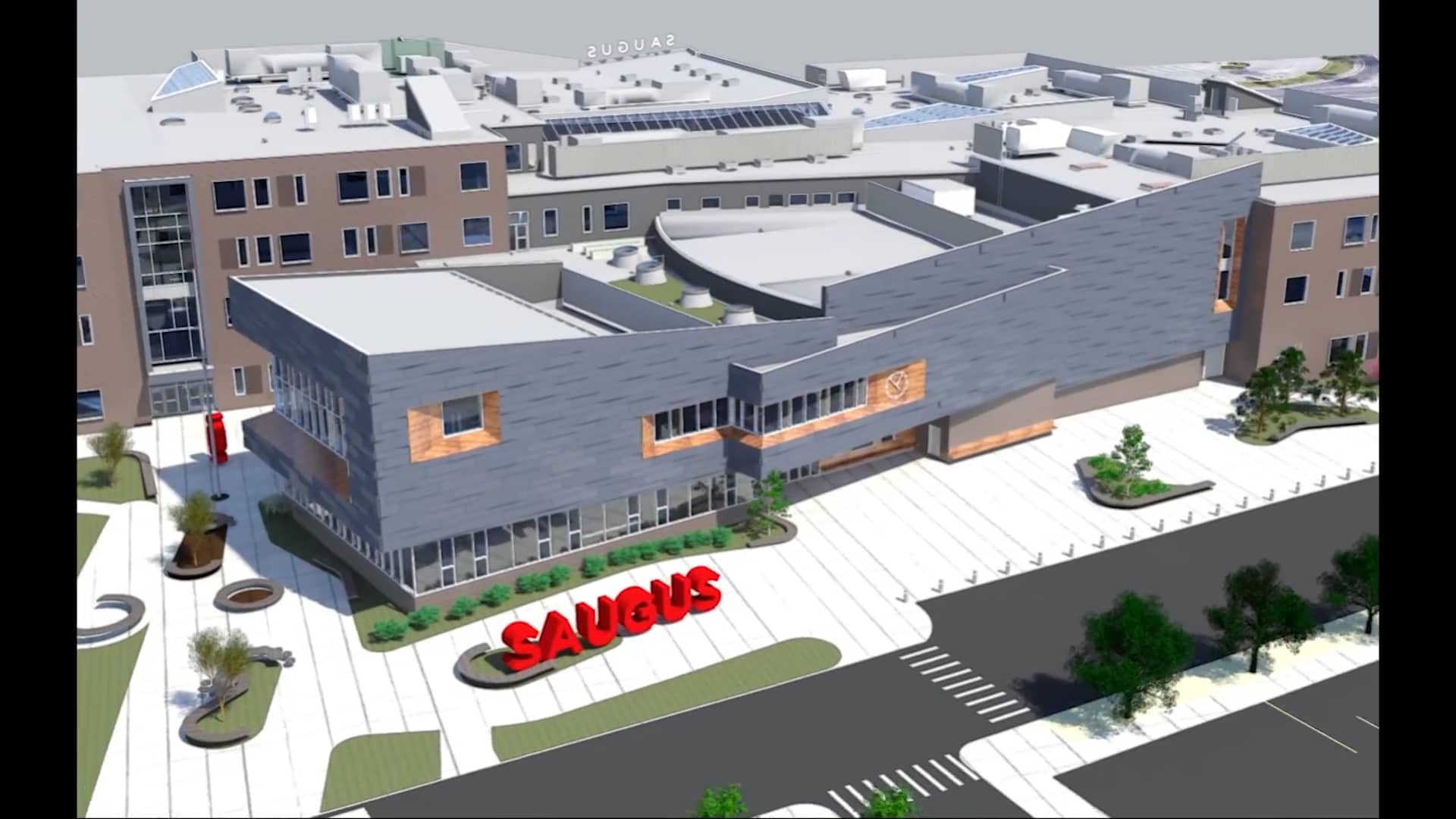 Fly Through the New Saugus Middle/High School on Vimeo