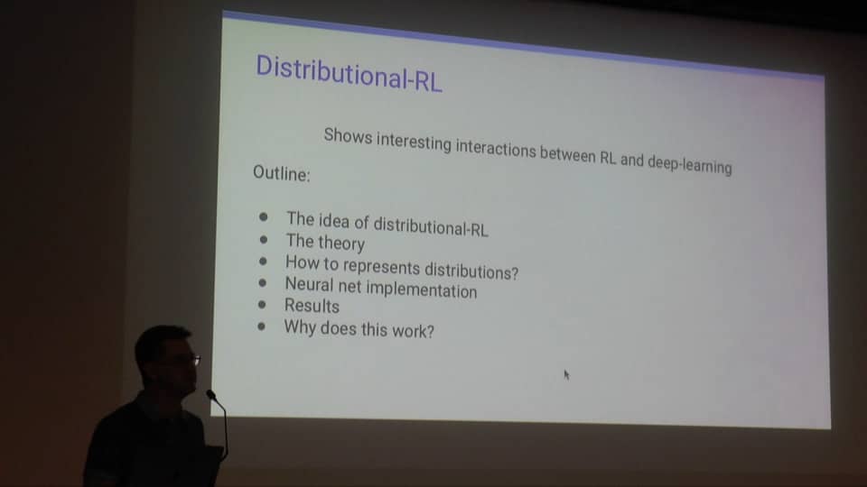 Distributional reinforcement learning, Rémi Munos (Deepmind) on Vimeo