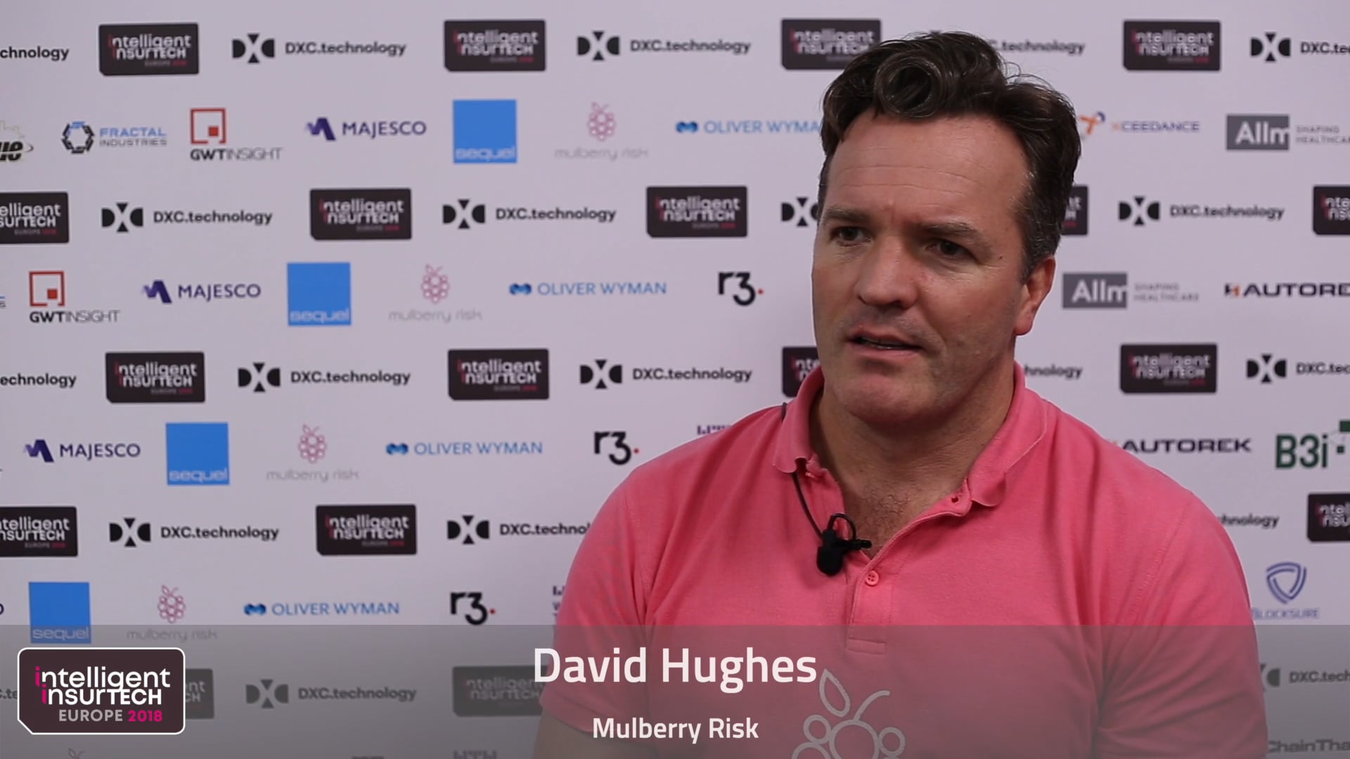 Intelligent InsurTECH Europe 2018 - David Hughes from Mulberry Risk on ...