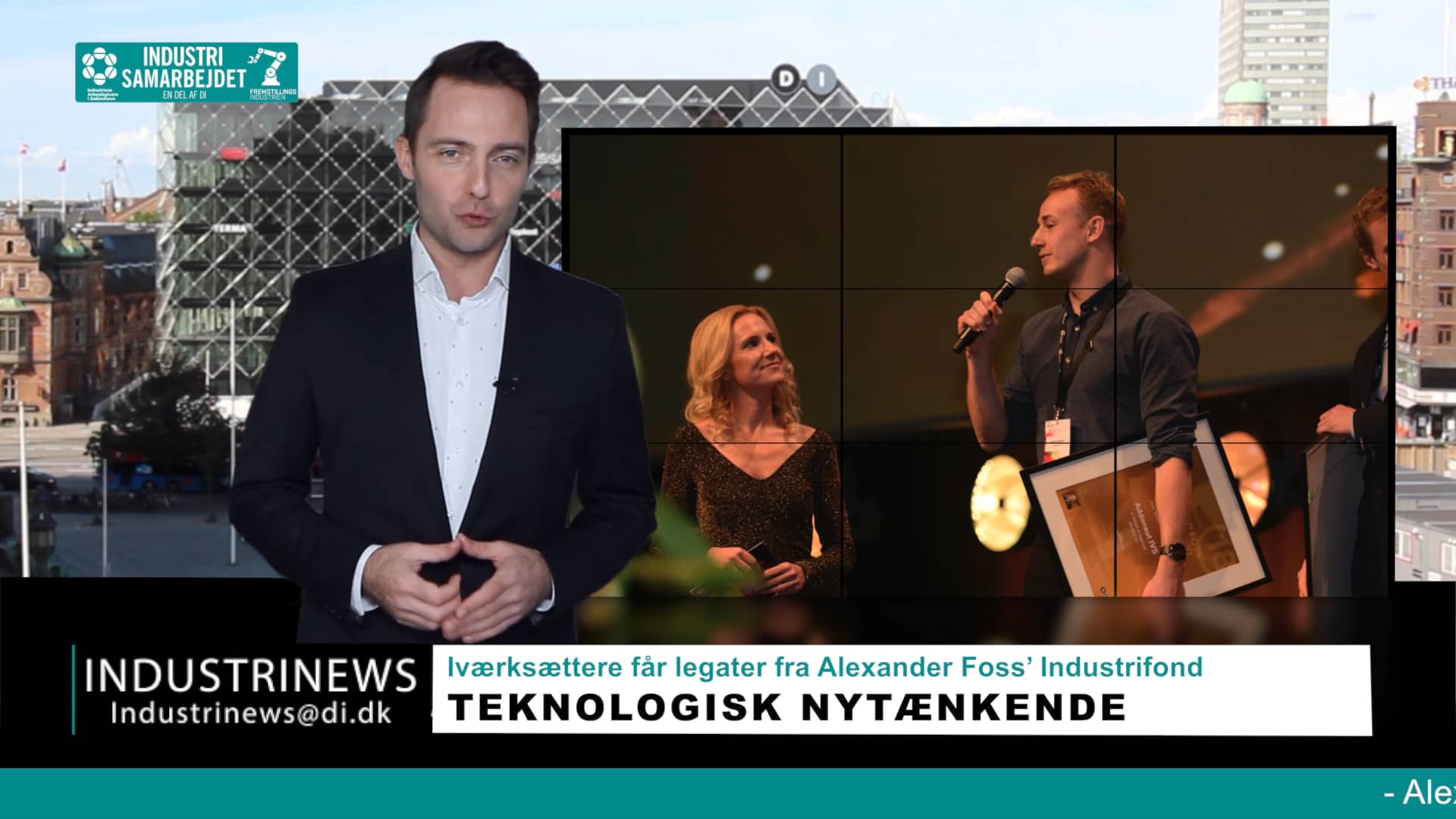 Iværksættere får legater fra Alexander Foss' Industrifond on Vimeo