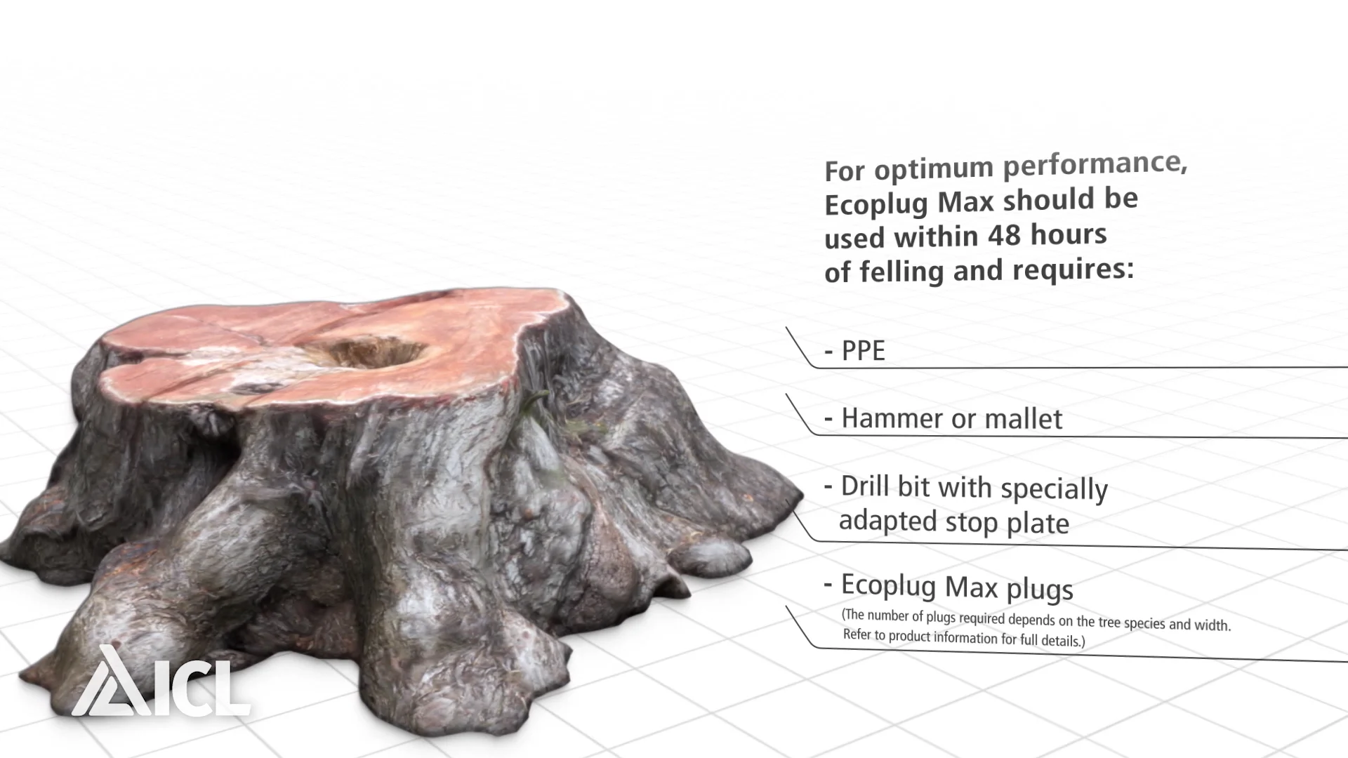 EcoPlug Max Tree Stump Killer on Vimeo