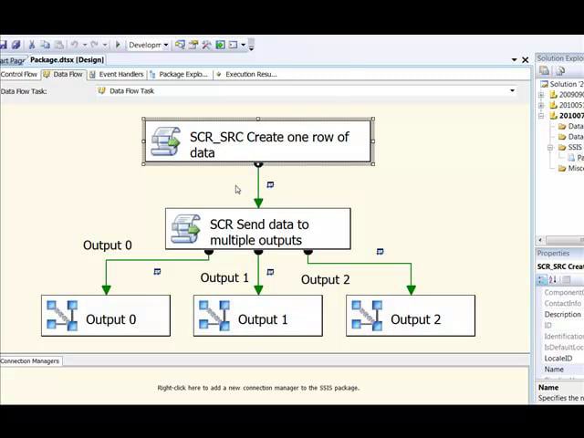 Multiple Outputs from a synchronous script component on Vimeo