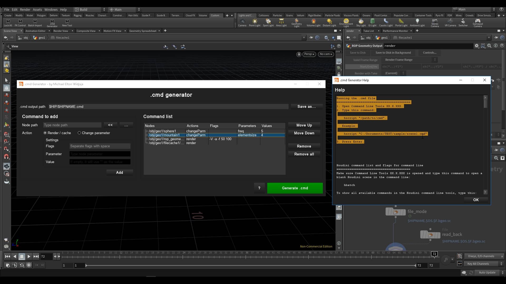 Houdini .cmd Generator on Vimeo